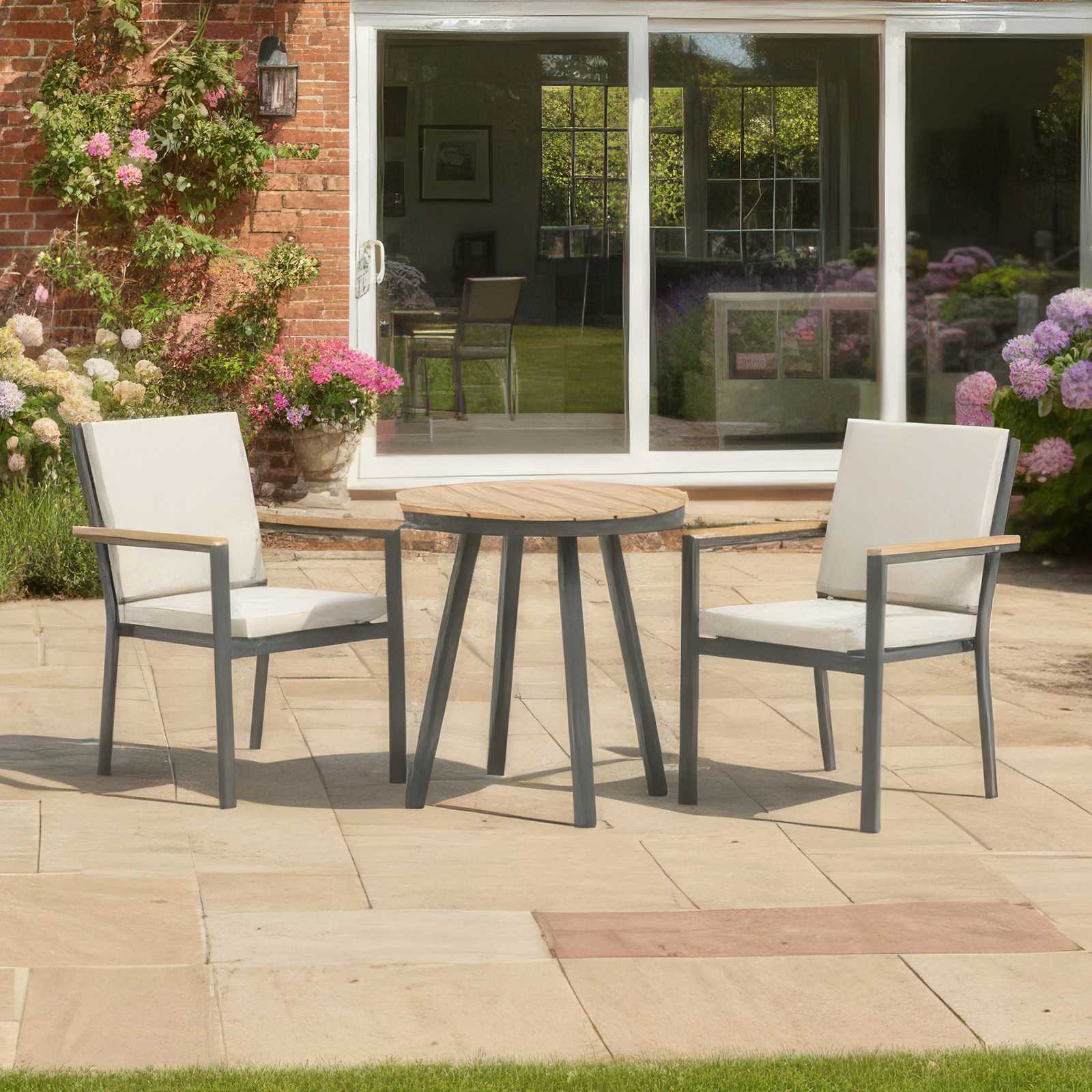 Nova - Heidi 2 Seat Bistro Set - 0.7m Round Table – Midland Garden ...